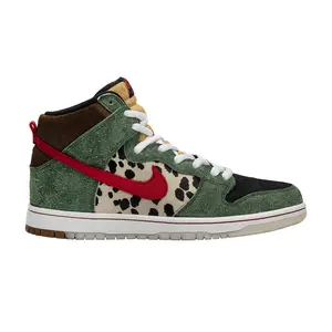 Nike Dunk High Sb 'walk The Dog' Sneakers - Green
