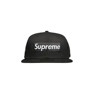 Supreme X New York Yankees X New Era Box Logo Cap - Black