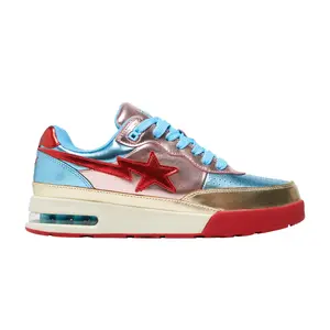 A BATHING APE Roadsta Metallic Sneakers - Pink