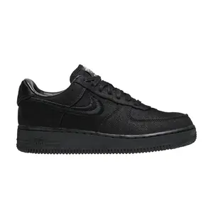 Nike Stussy X Air Force 1 Low 'triple Sneakers - Black