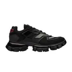 Prada Cloudbust Thunder Knit Sneakers - Black