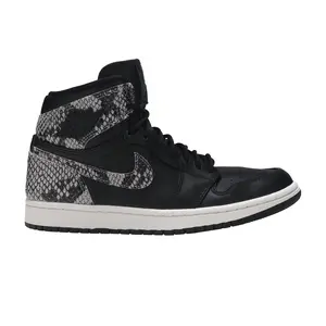 JORDAN 1 Retro High Premium Snakeskin - Black