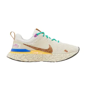 Nike React Infinity Run Flyknit 3 Premium Sneakers - Brown