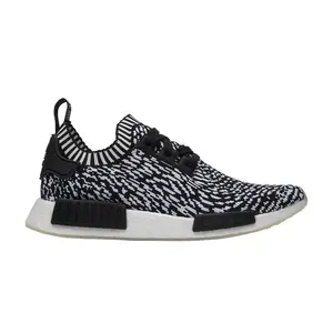 Adidas Nmd_r1 Primeknit 'zebra' Sneakers - Black