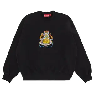 Supreme Crest Crewneck - Black