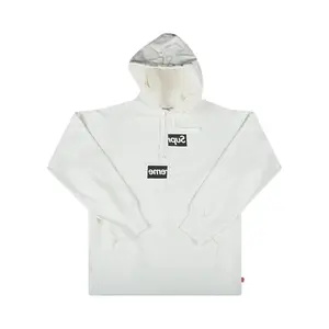 Supreme X Comme Des Garçons Shirt Split Box Logo Hooded Sweatshirt - White