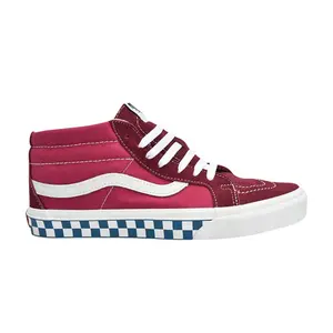 VANS Sk8-mid Reissue Checker Sidewall Sneakers - Pink