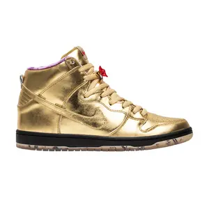 Nike Humidity X Dunk High Sb 'trumpet' Sneakers - Gold