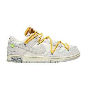 Nike Off- X Dunk Low 'lot 39 Of 50' Sneakers - White
