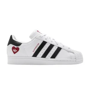 Adidas Superstar Valentine's Day Sneakers - White