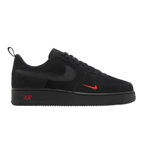Nike Air Force 1 '07 Lv8 Reflective Swoosh Sneakers - Black