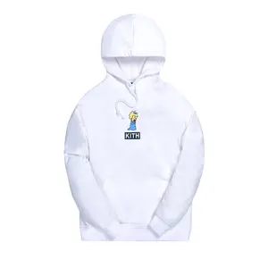 Kith For The Simpsons Maggie Logo Hoodie - White