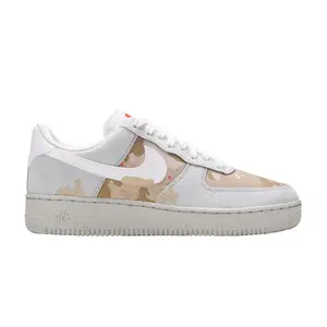 Nike Air Force 1 '07 Lx Embroidered Desert Camo Sneakers - White