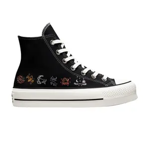 CONVERSE Chuck Taylor All Star Platform High Mystic World Zodiac Sign - Black