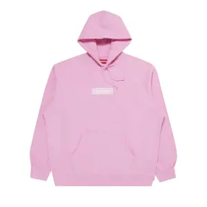 Supreme Box Logo Hooded Sweatshirt - Pink