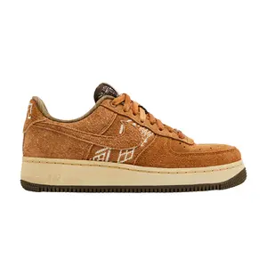 Nike Air Force 1 Low 'nai-ke The One Line' Sneakers - Brown