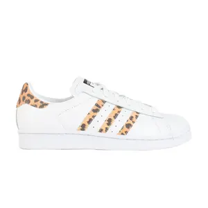 Adidas Superstar Leopard Sneakers - White