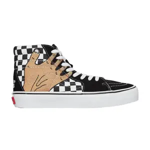 VANS Imran Potato X Sk8-hi Vr3 Lx 'checkerboard' High Top Sneakers - Black