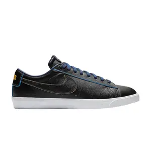 Nike Nba X Zoom Blazer Low Sb 'golden State Warriors' Sneakers - Black
