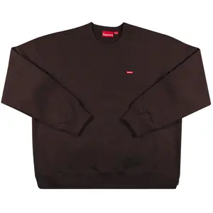 Supreme Small Box Crewneck 'dark - Brown