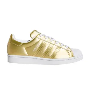 Adidas Superstar Metallic Sneakers - Gold