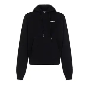 Off-White Caravaggio Crowning Over Hoodie - Black