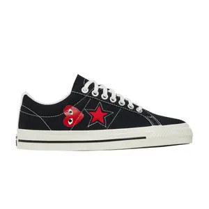 CONVERSE Comme Des Garçons Play X One Star Sneakers - Black