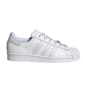 Adidas Superstar Iridescent Animal Print Sneakers - White