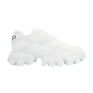 Prada Cloudbust Thunder Knit Sneakers - White