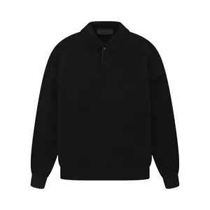 Fear Of God Knit Polo - Black