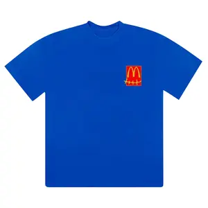 TRAVIS SCOTT X Mcdonald's Action Figure Series Iii T-shirt 'royal' Blue
