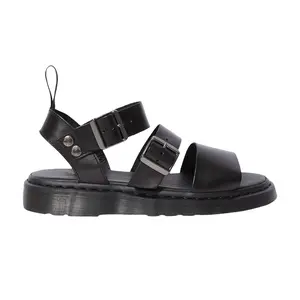Dr. Martens Dr. Martens Gryphon Brando Leather Gladiator Sandals Black