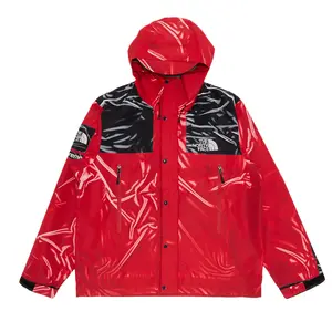 Supreme X The North Face Printed Taped Seam Shell Jacket - Red