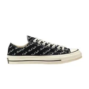 CONVERSE Chuck 70 Low 'scripted Signature Print - Black