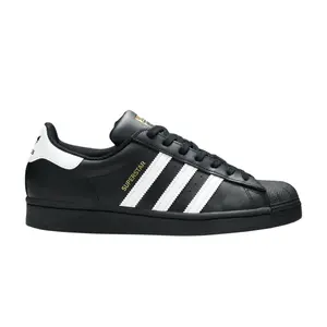 Women's Adidas Superstar Black Shoes