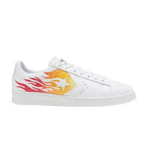 CONVERSE Pro Leather Low Archival Flame Print Sneakers