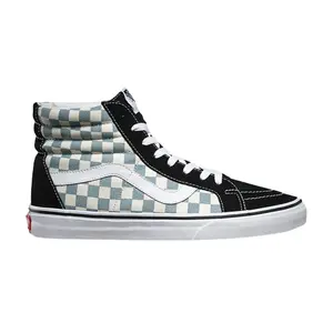 VANS Sk8-hi Reissue Checkerboard High-top Sneakers - Black