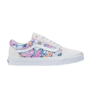 VANS Old Skool Retro Floral Sneakers - White