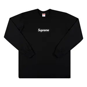 Supreme Box Logo Long-sleeve Tee - Black