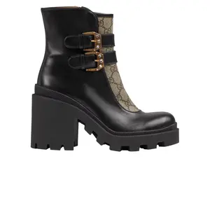 Gucci Ankle Boots With Buckles - Black