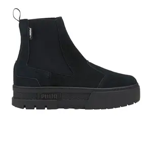 PUMA Mayze Chelsea Suede Boots - Black