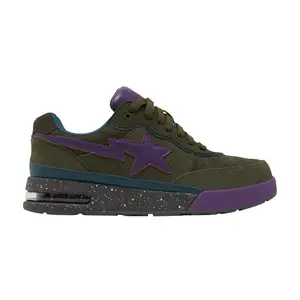 A BATHING APE Roadsta #2 'skunk' Sneakers - Green