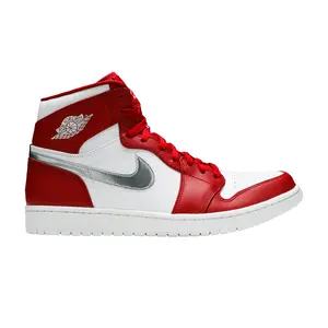 JORDAN 1 Retro High 'silver Medal' Sneakers - Red