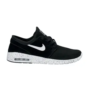 Nike Leather Stefan Janoski Max Sneakers - Black