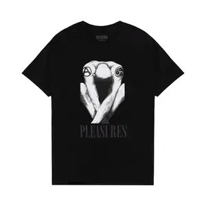PLEASURES Printed T-shirt - Black