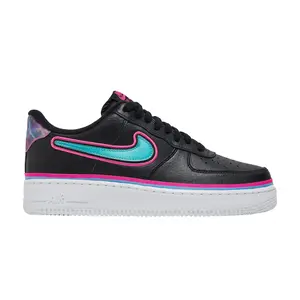 Nike Nba X Air Force 1 ‘07 Lv8 Sport ‘south Beach’ Sneakers - Black