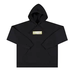 Supreme Bling Box Logo Hooded Sweatshirt - Black