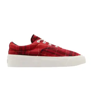 CONVERSE Skid Grip Low Twisted Plaid - Red