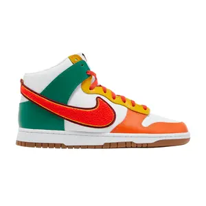Nike Dunk High 'chenille Swoosh - Red