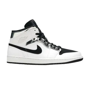 JORDAN 1 Mid High-top Sneakers - Silver
